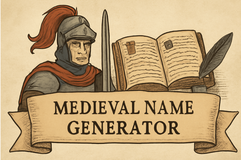 Medieval Name Generator – Noble, Warrior, And Royal Names